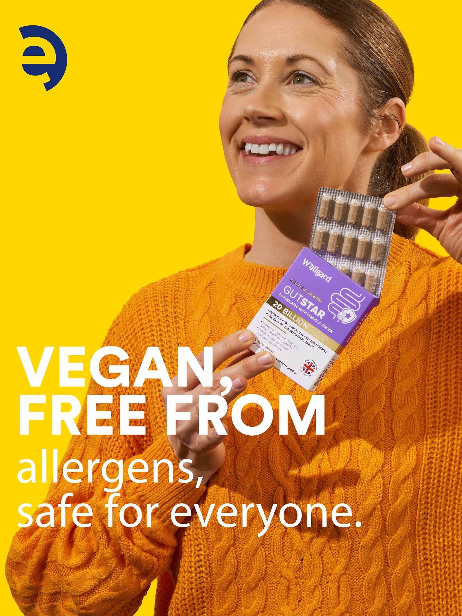 Gutstar Probiotics for Gut Health With Fennel & Ginger - Wellgard