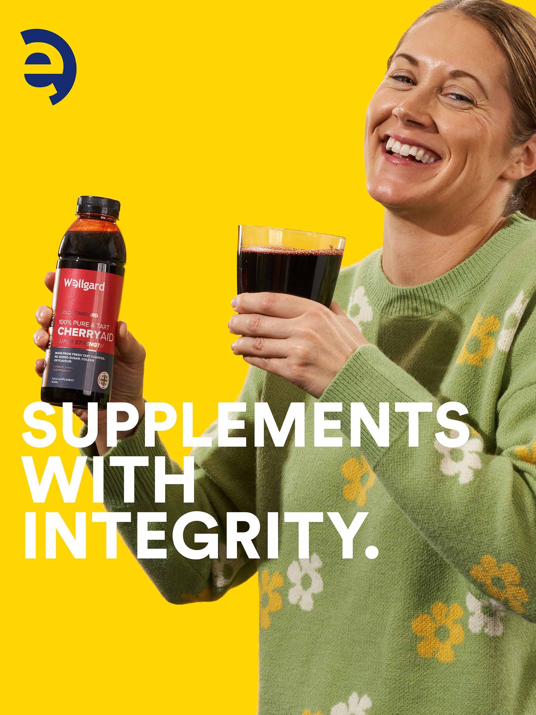 CherryAid 100% Pure Tart Cherry Concentrate 500ml - Wellgard