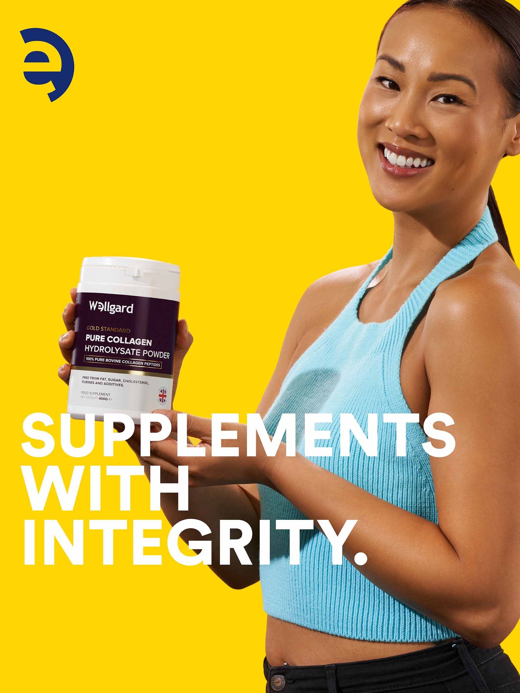 Collagen Powder, Bovine Collagen Supplement, Halal, Kosher - Wellgard