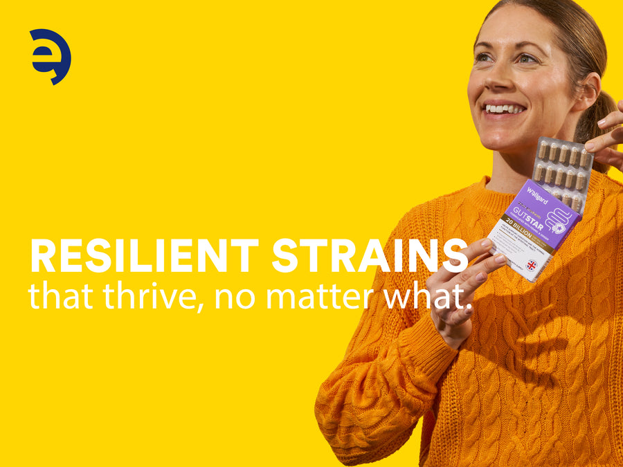 Gutstar Probiotics for Gut Health With Fennel & Ginger - Wellgard