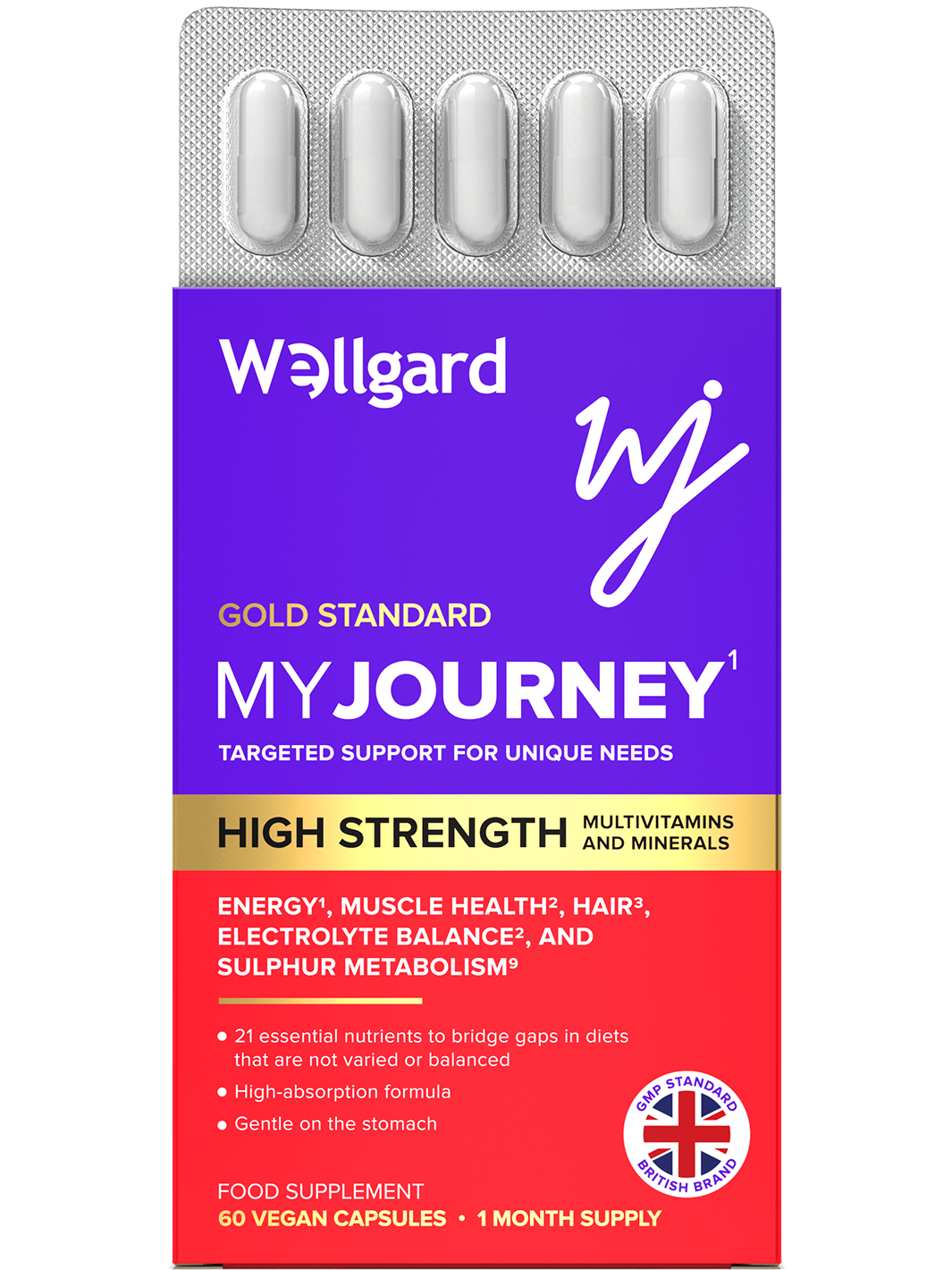 My Journey High Strength Multivitamins & Minerals, MJ – Wellgard