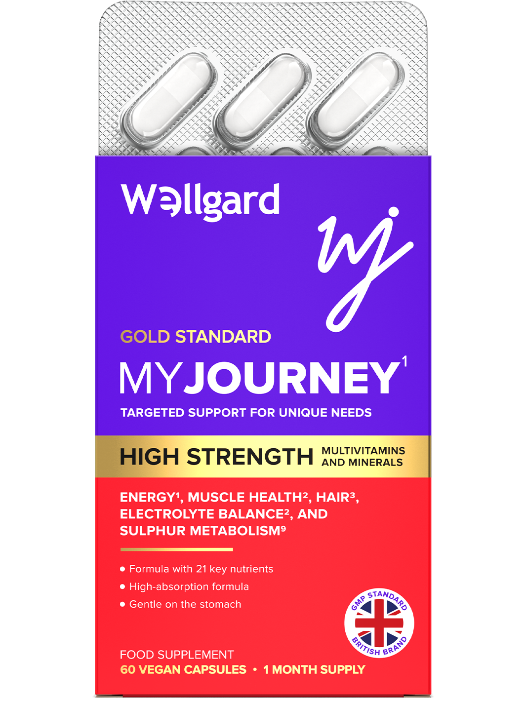 My Journey High Strength Multivitamins & Minerals, MJ – Wellgard